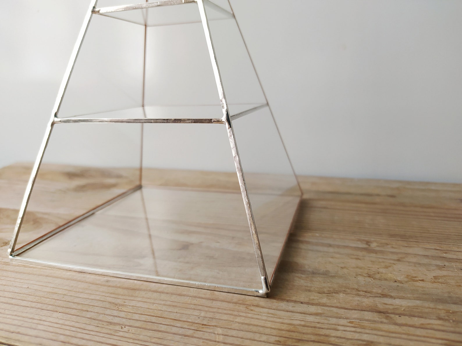 Crystal Display Glass Shelf Pyramid Boho Shelf Altar Shelf - Etsy