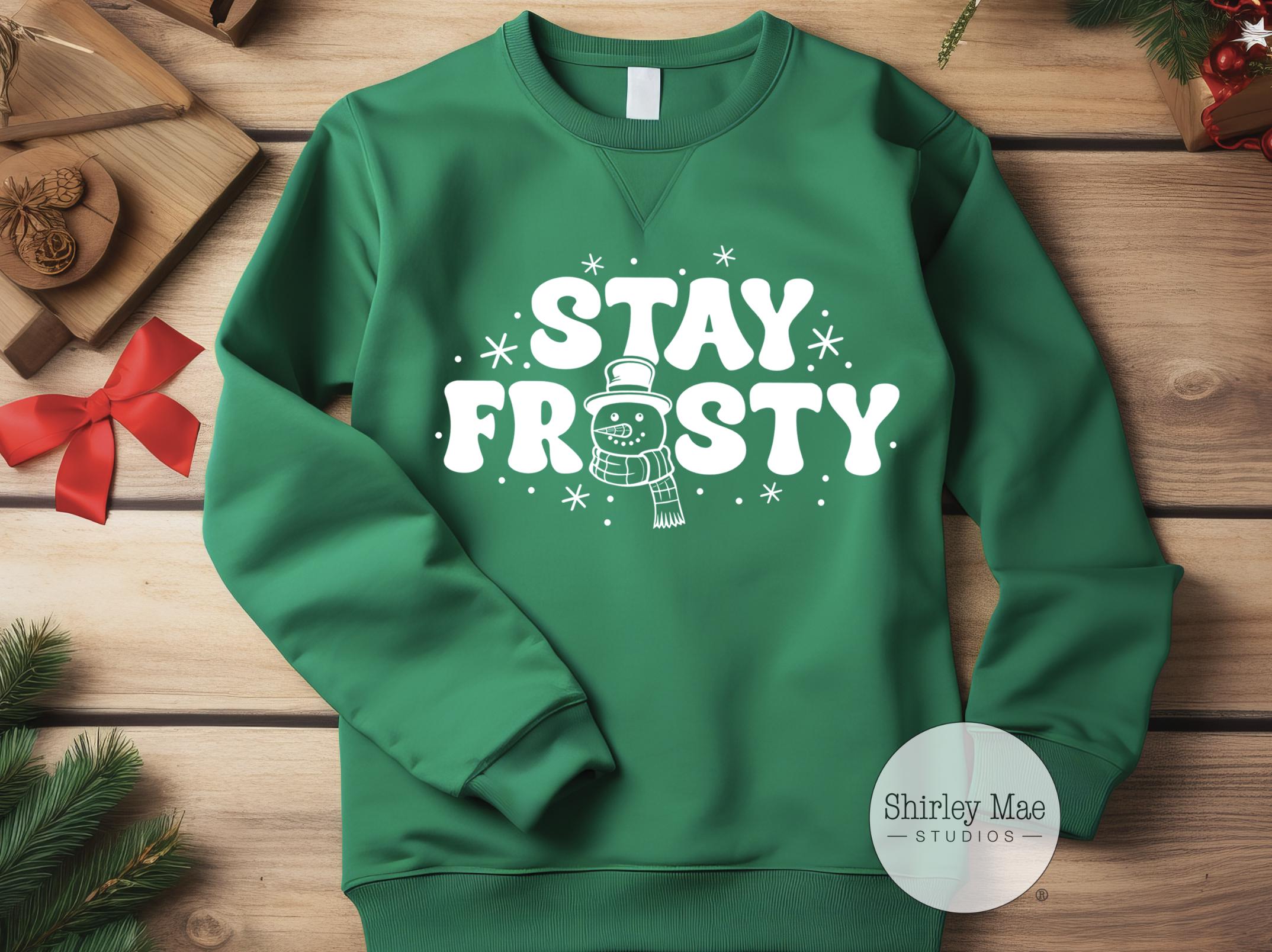 Stay Frosty Snowman SVG: Christmas Clipart Cricut Instant Digital ...