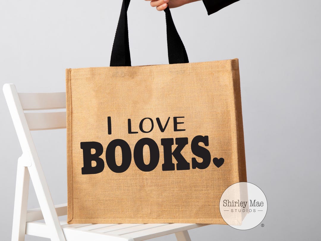 I Love Books SVG: Book Lover Gift, Teacher Appreciation Instant Digital ...