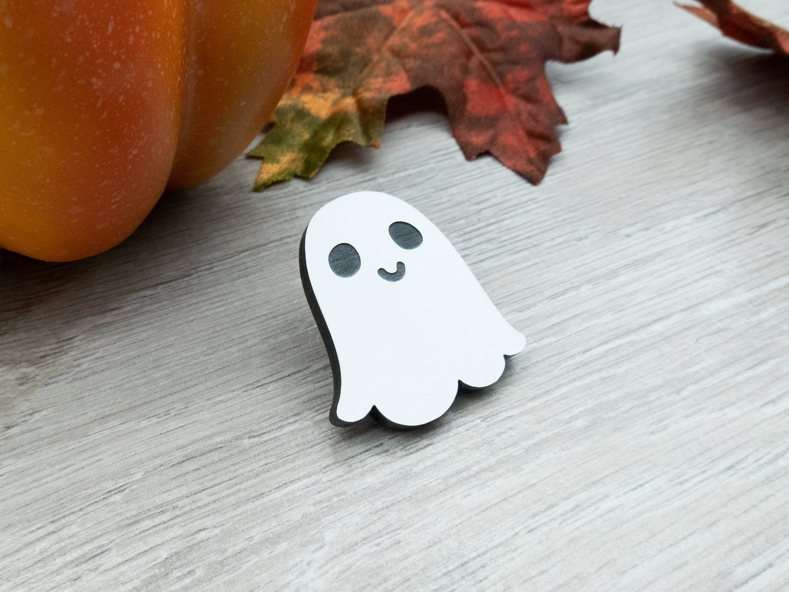 Cute Ghost Pins Laser Cut Acrylic Halloween Brooch | Etsy