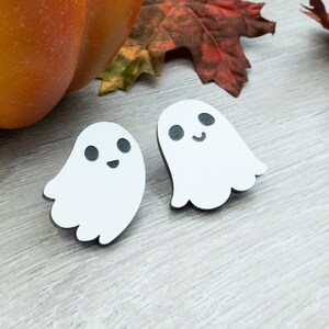 Cute Ghost Pins Laser Cut Acrylic Halloween Brooch Spooky Badges - Etsy