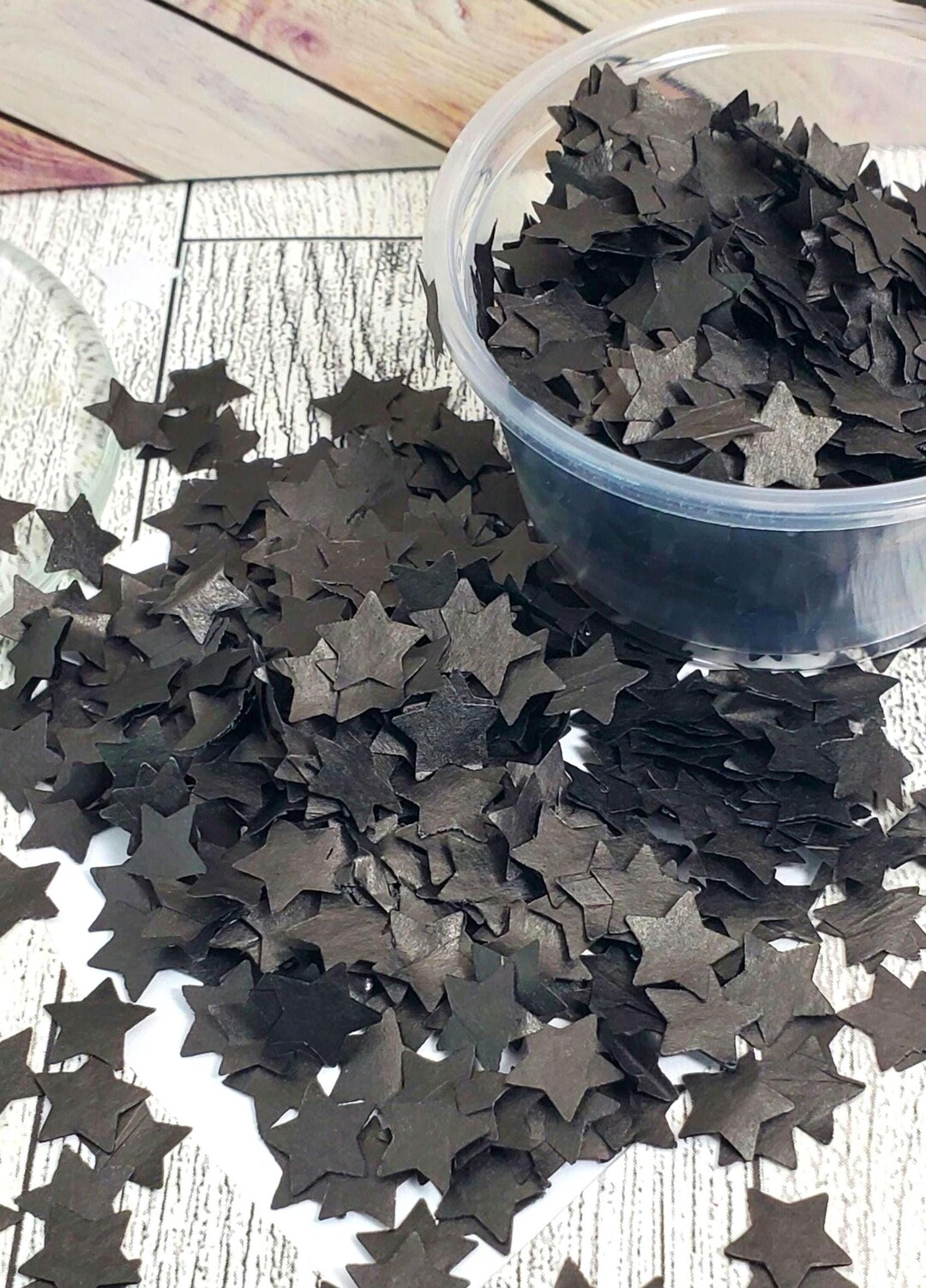 Black Star Confetti - 3000 Count - Table Top Decorations - Graduation ...