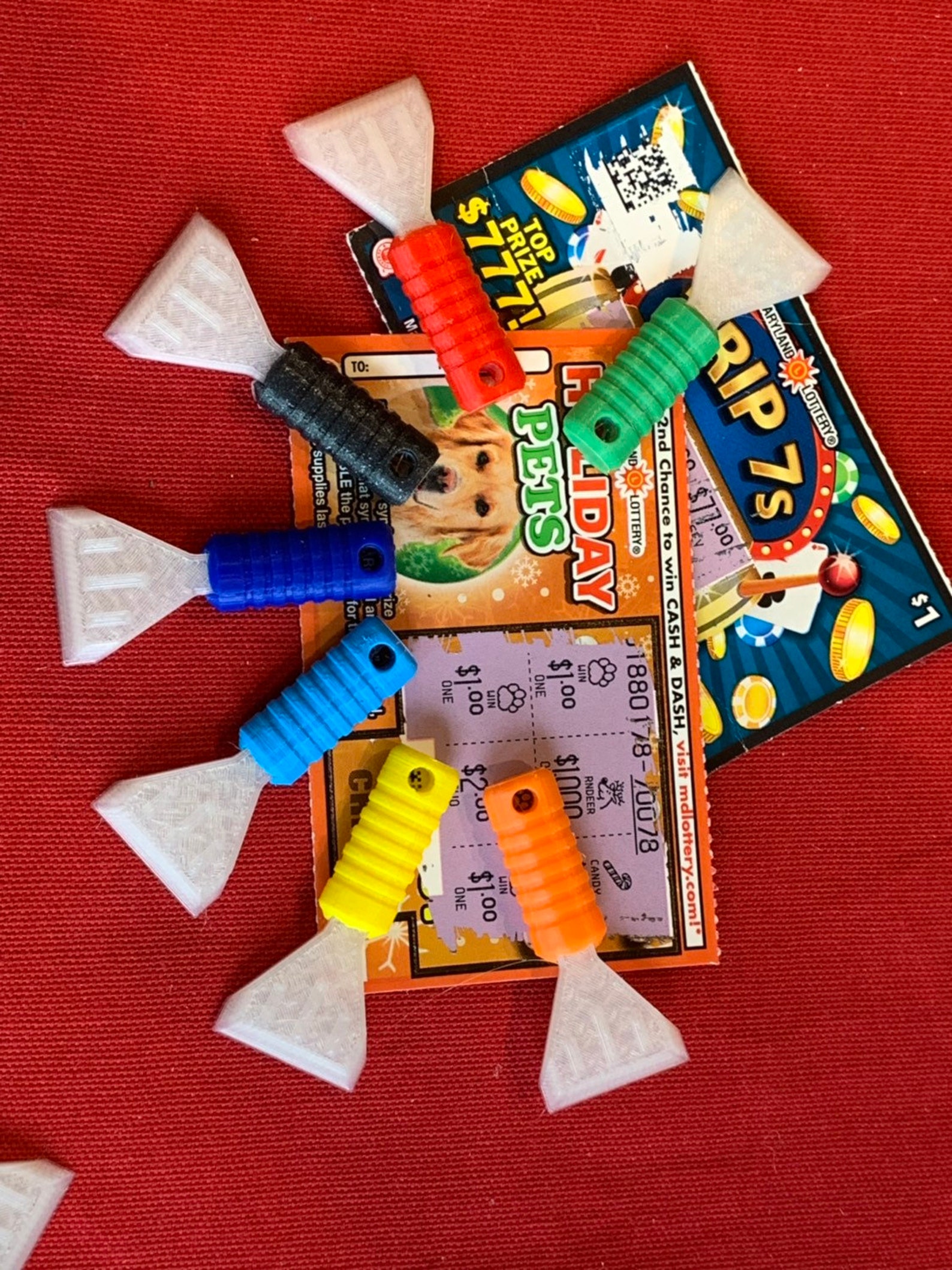 Ice Scraper Lotto / Giftcard Scratcher Keychain - Etsy