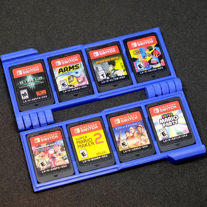 Nintendo Switch Slim Game Cartridge Wallet Case With Logo - 5 Sizes - Etsy