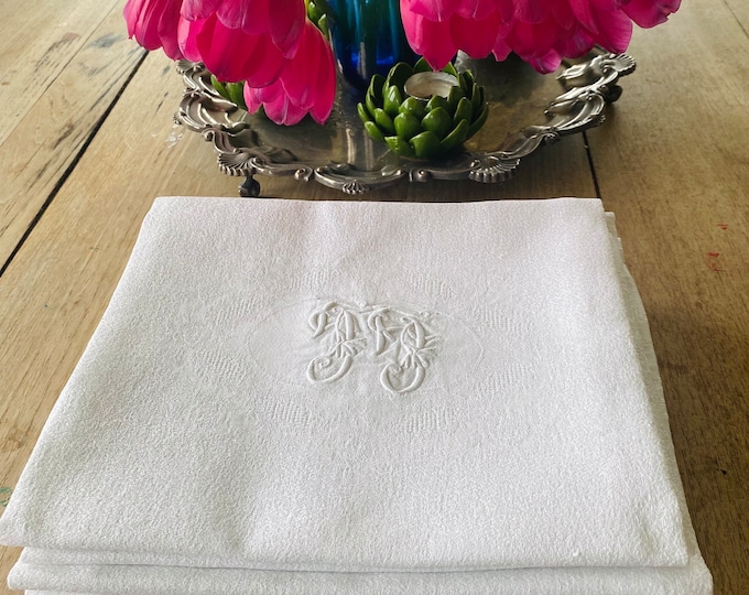 Pale Pink Shabby Tattered Faded Cabbage Rose Ruffled Kitchen Tea Towel ...