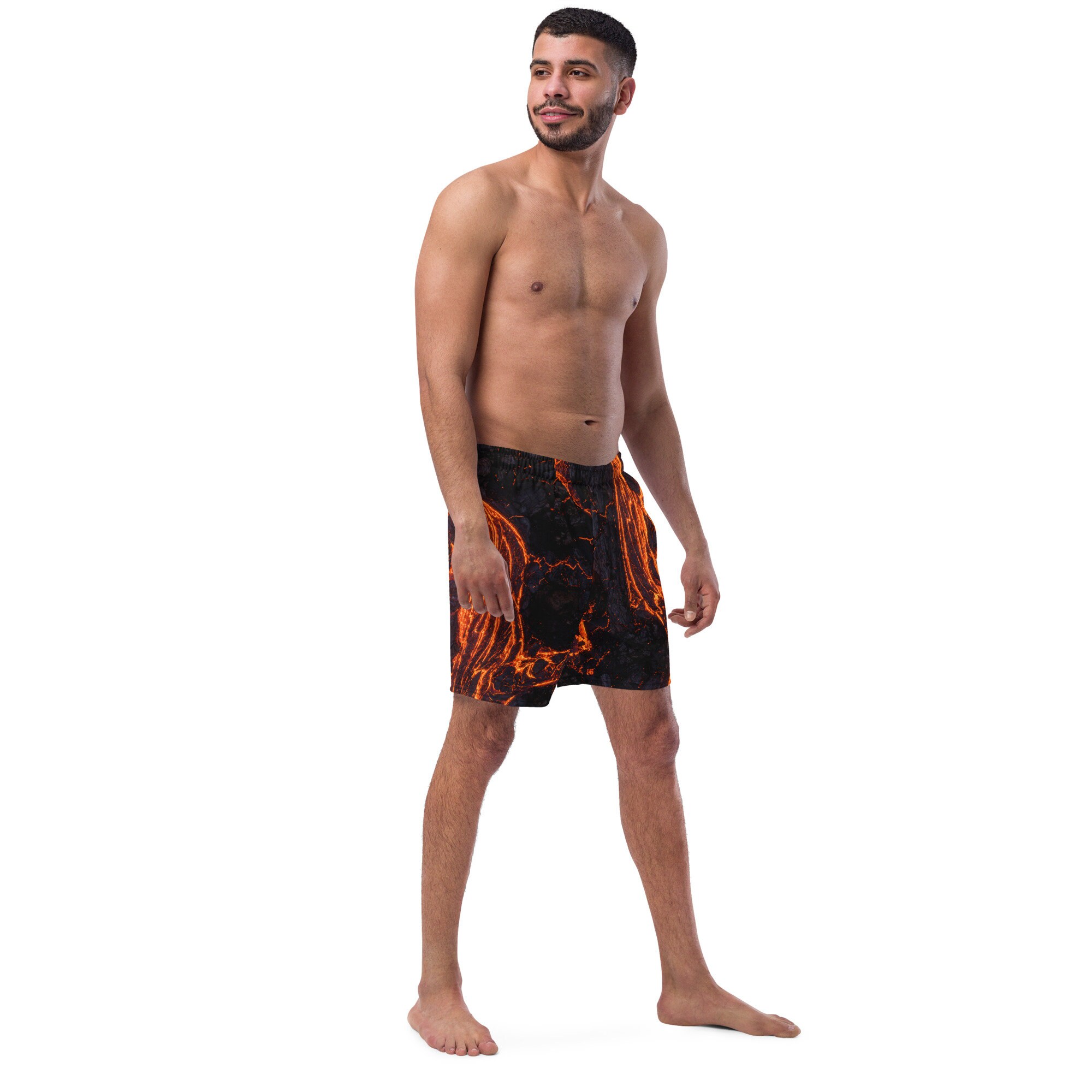 Lava Field Men's Swim Trunks Geldingadalur Volcano Eruption Iceland ...