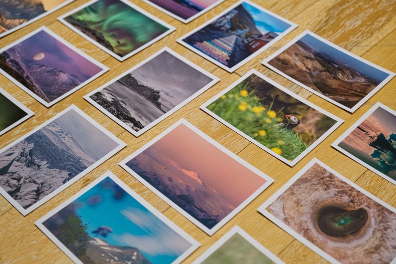 Icelandic Postcards Iceland Photography Big Set or - Etsy
