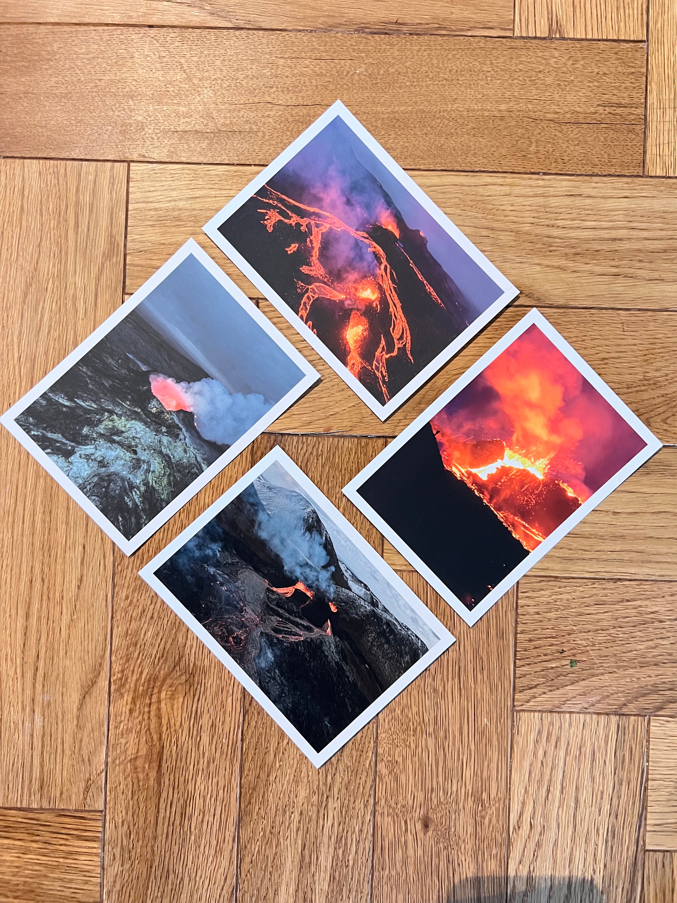 Geldingadalur Eruption Postcards | Fagradallsfjall Volcano | Iceland ...