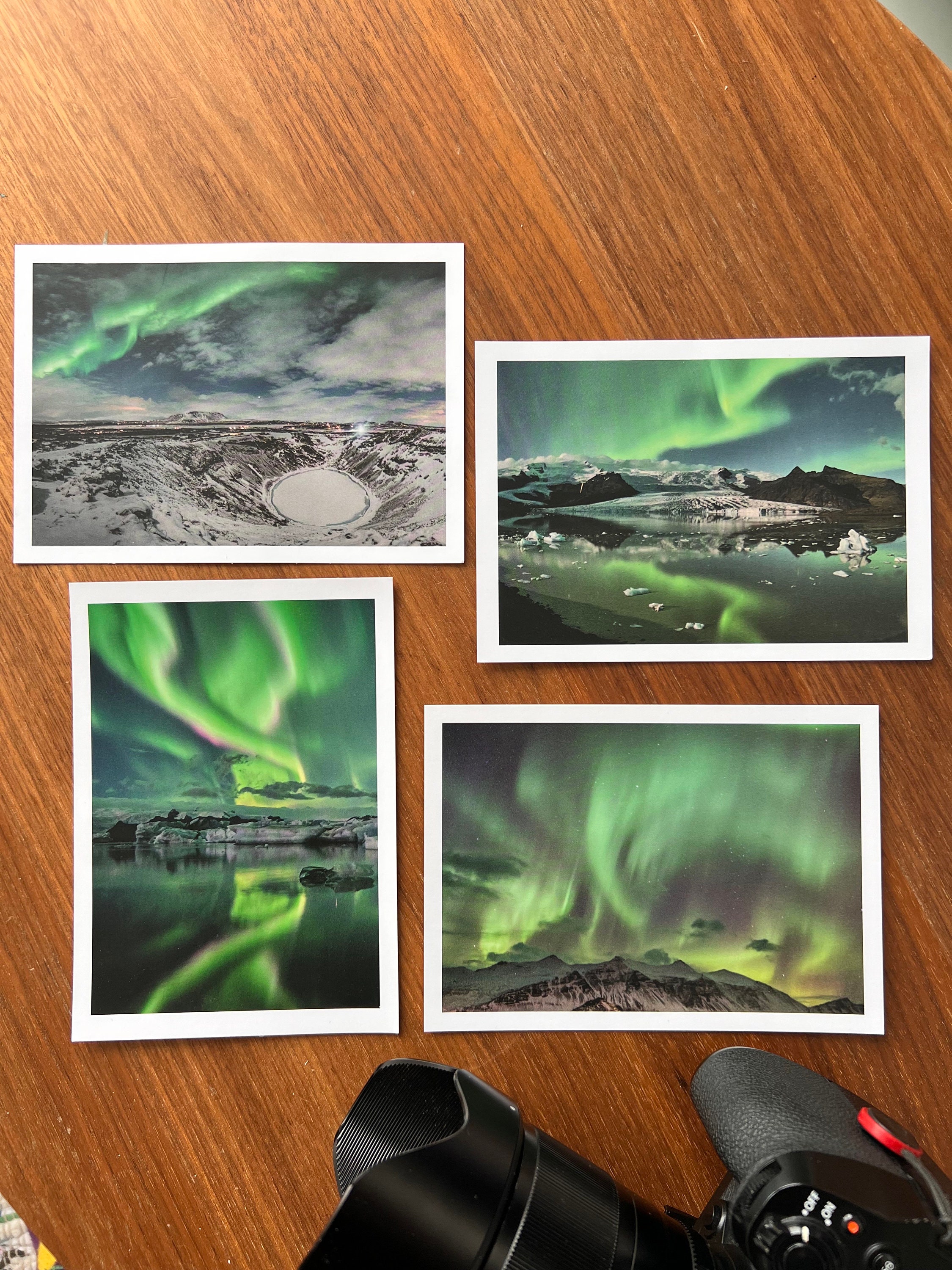 Aurora Borealis Postcards | Northern Lights Postcard Set | Icelandic ...