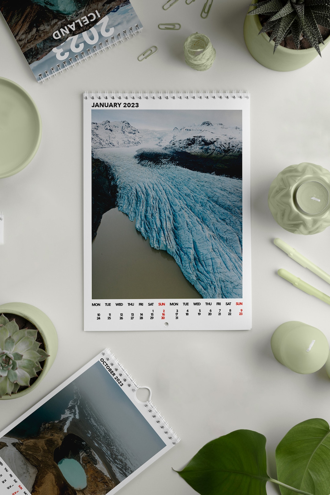 Iceland Calendar 2023 - A3 Landscape and Travel Photography Calendar ...