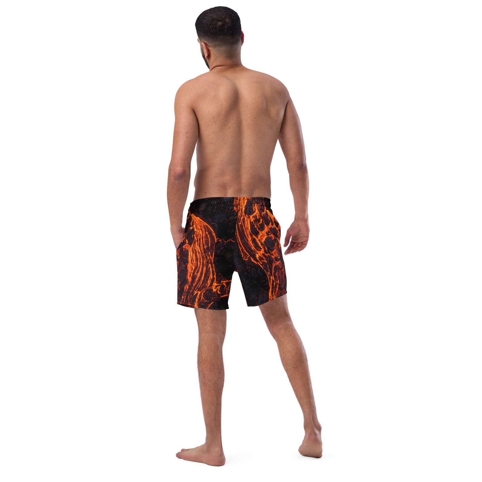 Lava Field Men's Swim Trunks Geldingadalur Volcano Eruption Iceland ...