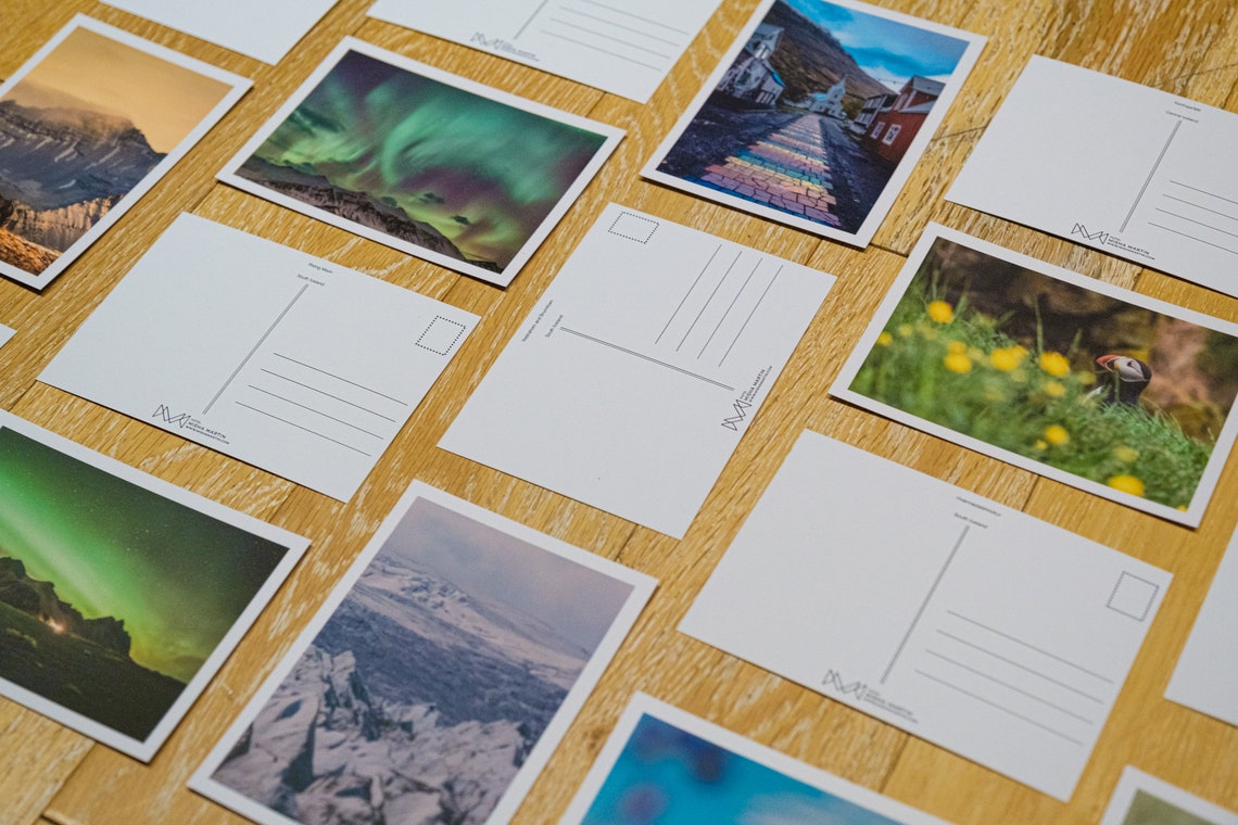 Icelandic Postcards Iceland Photography Big Set or - Etsy