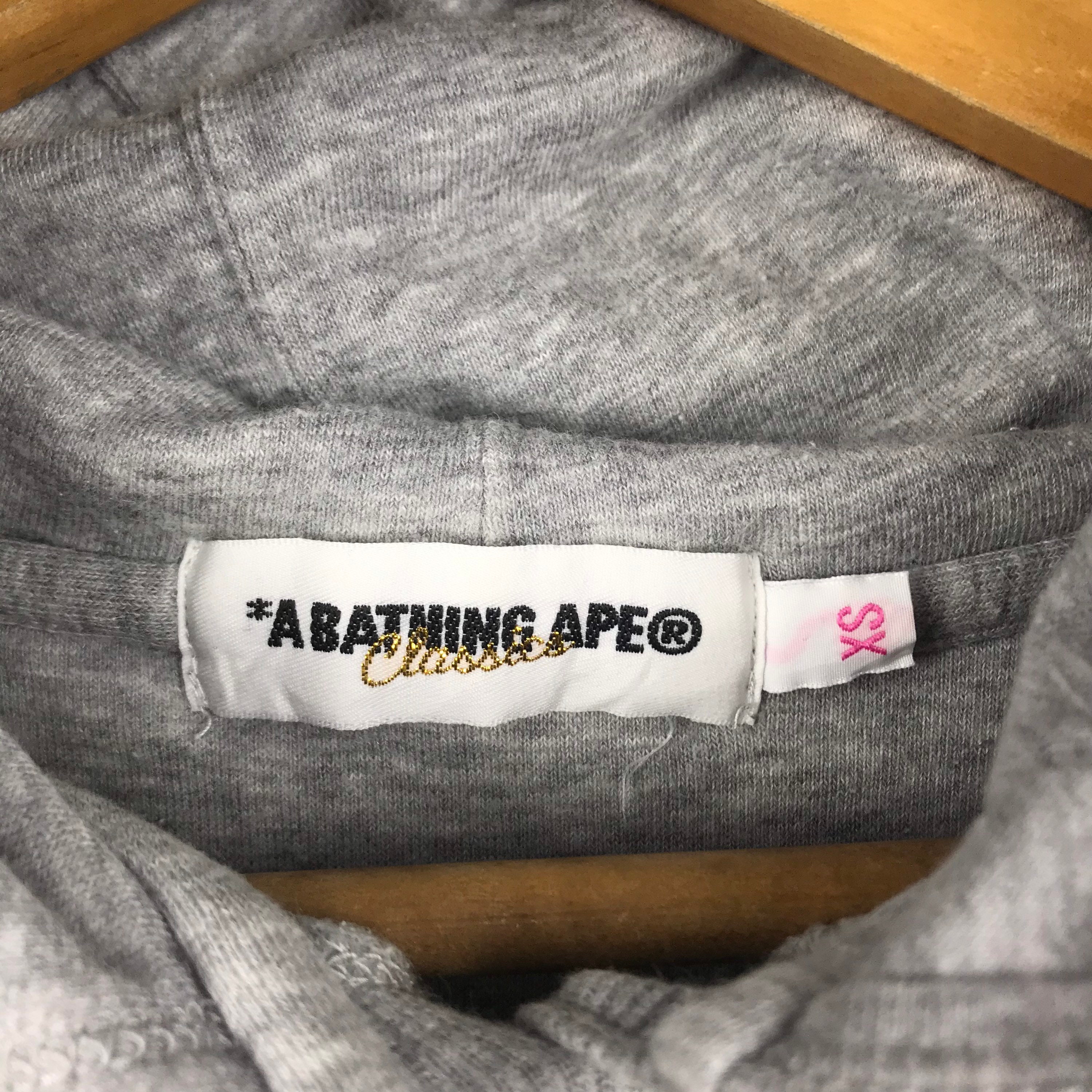 Rare A Bathing Ape Hoodie Sweatshirt Bape Big Logo Jumper Pullover ...