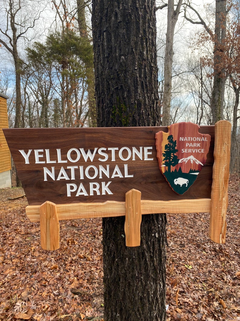 Yellowstone National Park Wall Decor Montana MT Wyoming WY Idaho ID ...