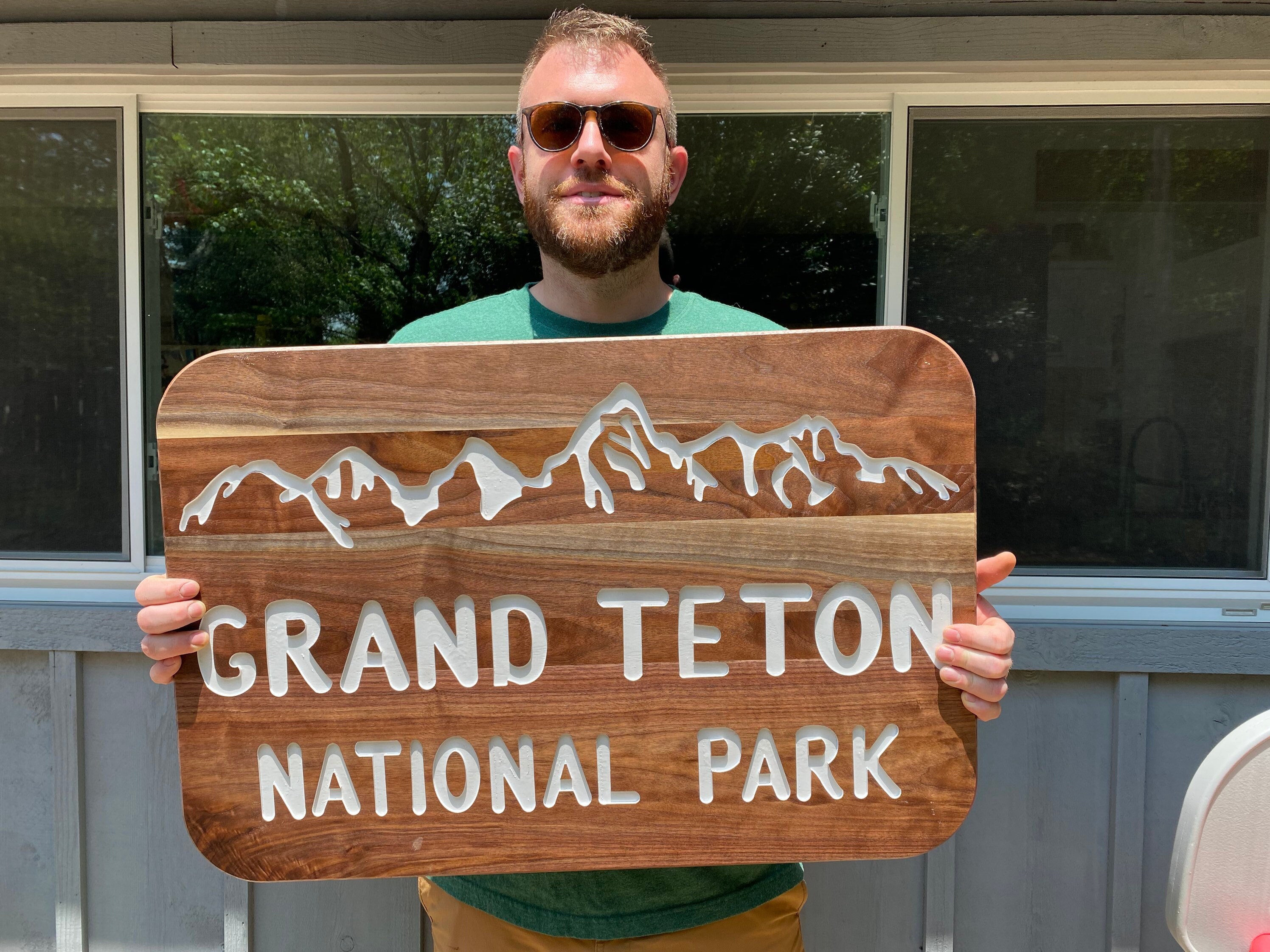 Grand Teton National Park Wall Decor Wyoming WY Entrance Sign Wall ...