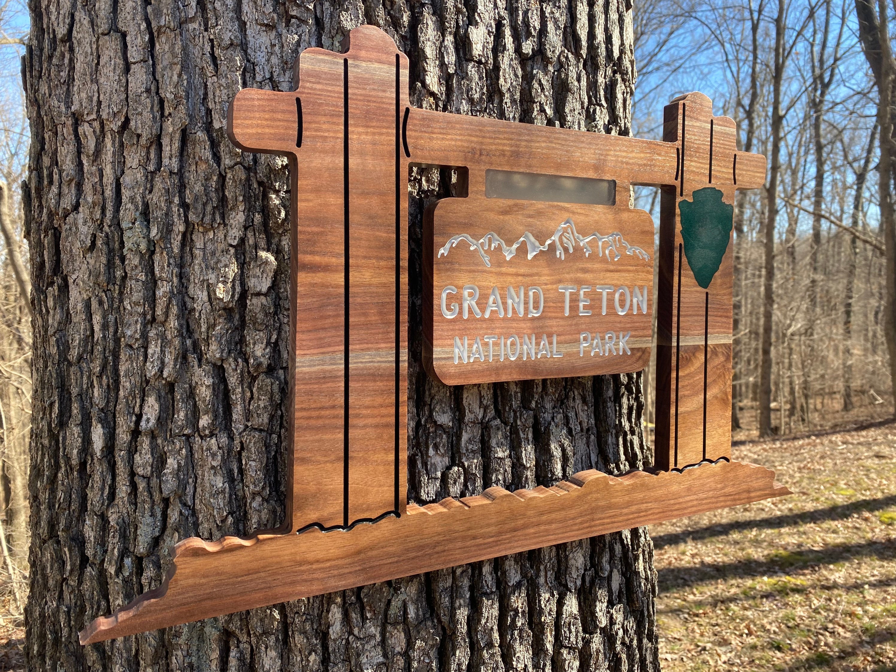 Grand Teton National Park Wall Decor Wyoming WY Jackson Hole Entrance ...