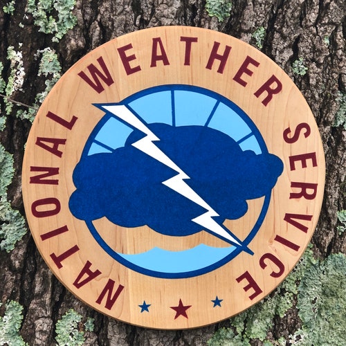National Weather Service Seal 17 Hard Maple Epoxy - Etsy