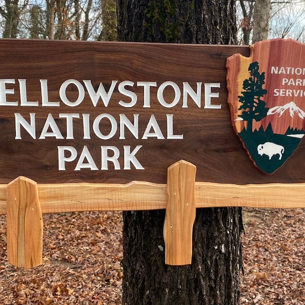 Yellowstone Sign - Etsy