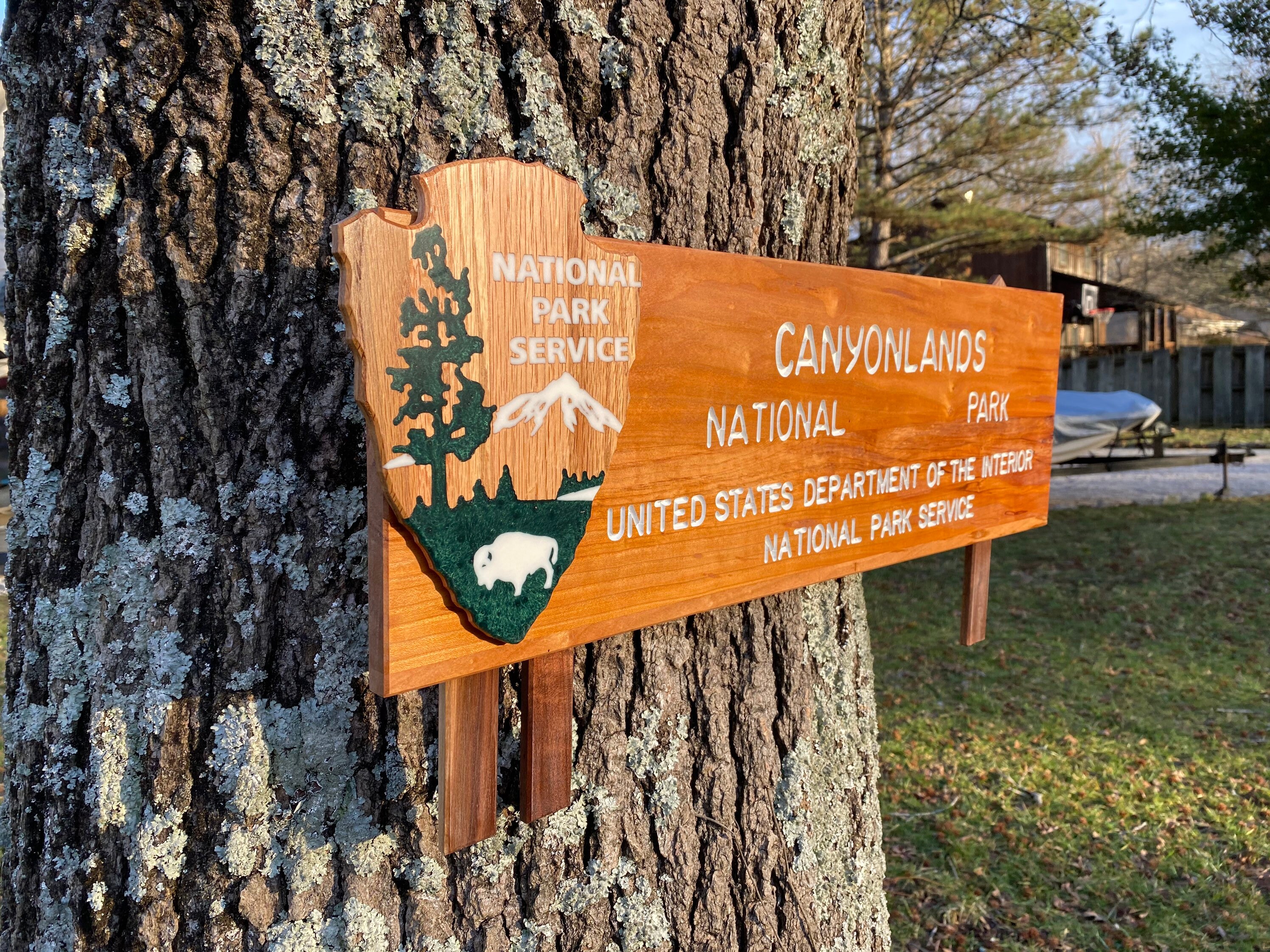 Canyonlands National Park Wall Decor Utah UT Deluxe Entrance Sign ...