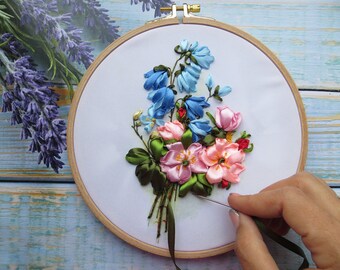 Silk Embroidery Wall Art - Etsy
