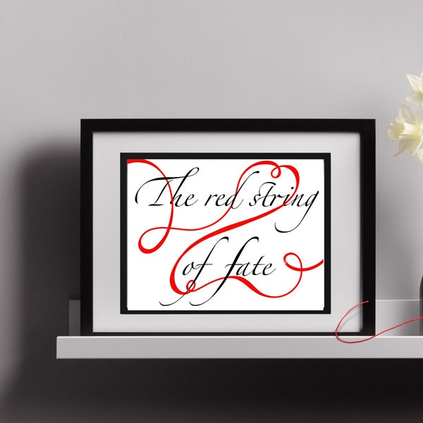 Red String of Fate - Etsy