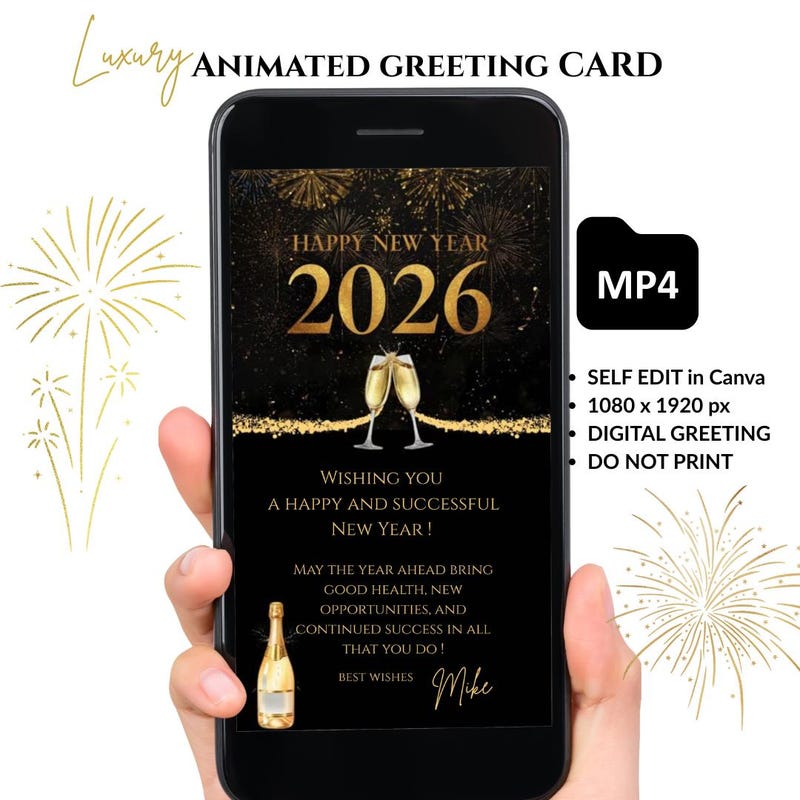 New Year 2026 Video - Etsy