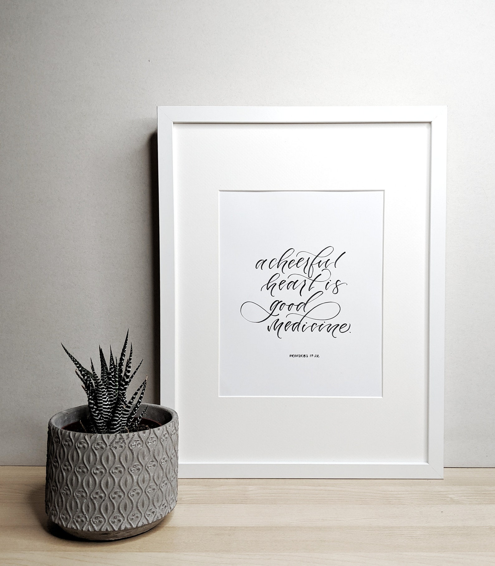 Physical Custom Print | Brush Calligraphy - Etsy