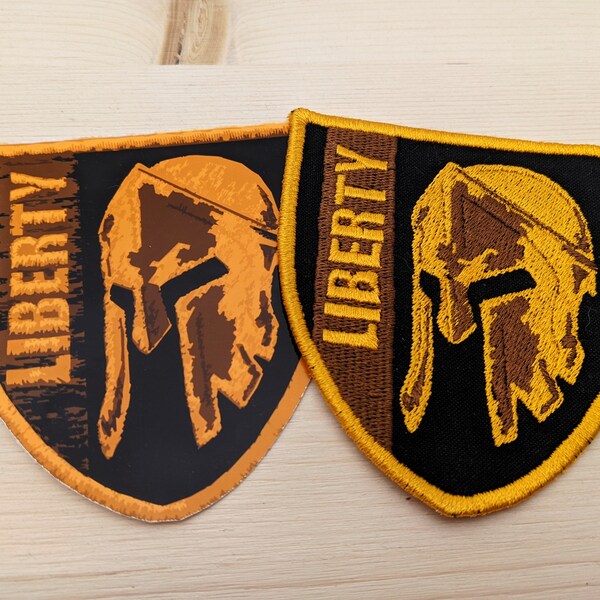 Spartan Helmet Patch - Etsy