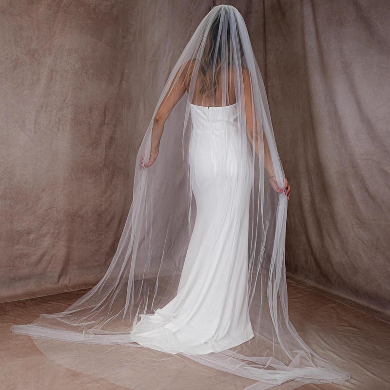 Cathedral Ivory Soft Veil - Etsy