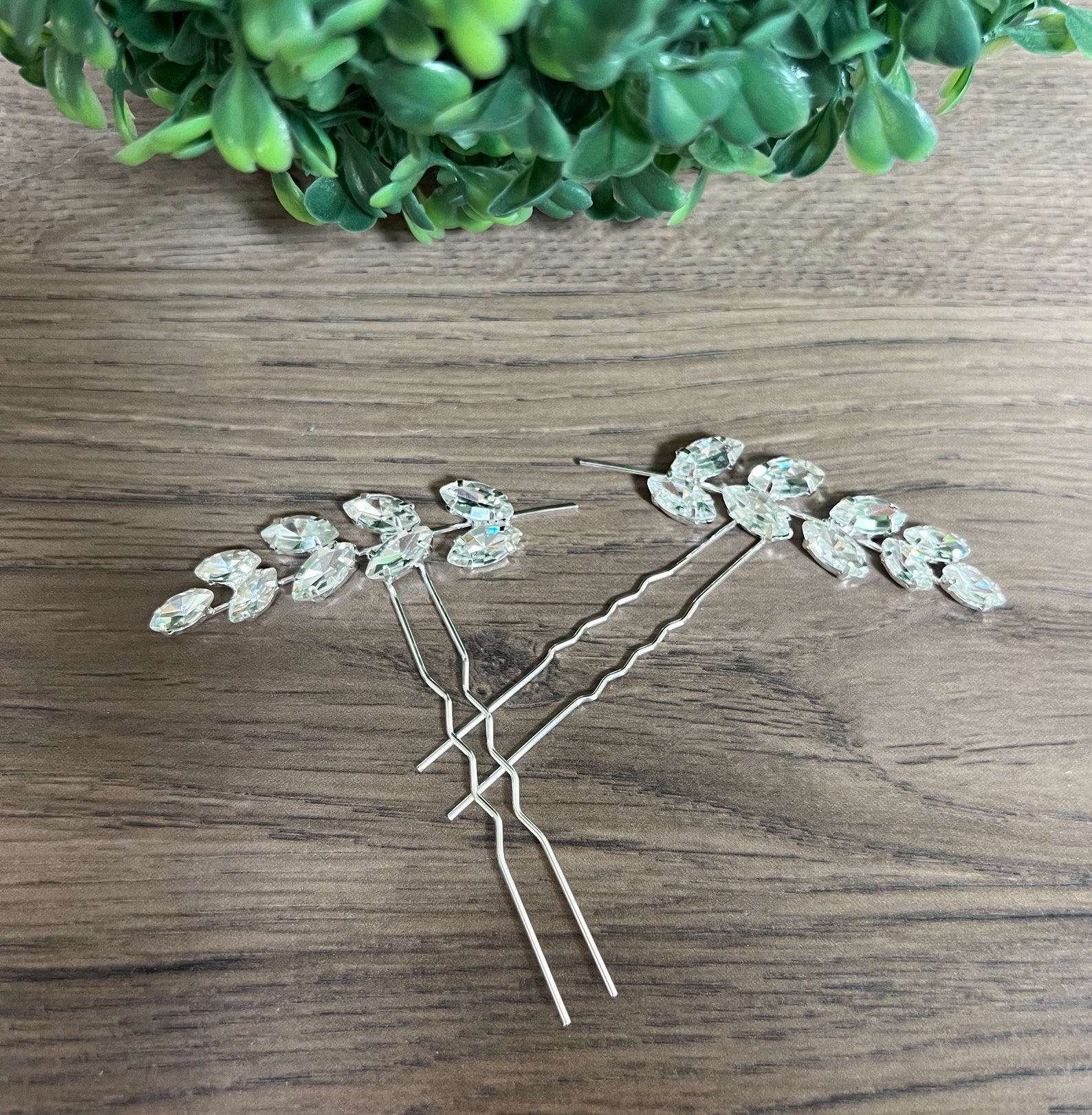 Crystal Hair Pins Bridal Hair Pins Crystal Wedding Hair Pins - Etsy