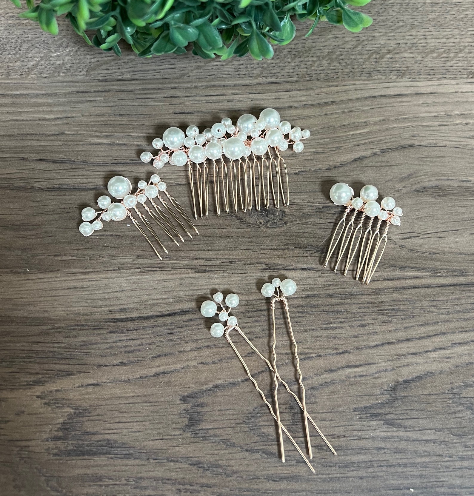 Pearl Hair Accessory Pearl Wedding Hair Accessory Pearl Bridal - Etsy