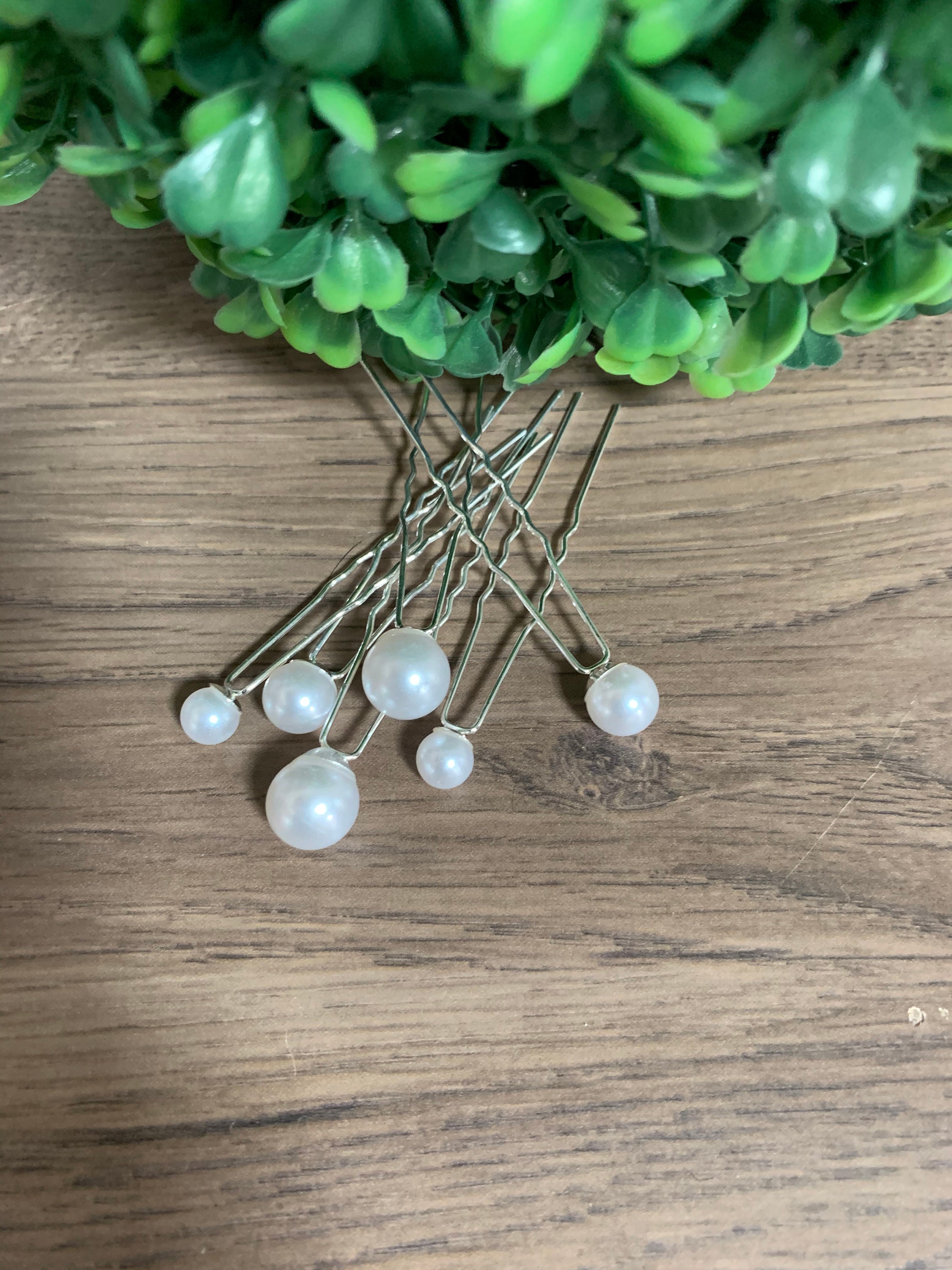 Bridal hair pins Wedding pearl hair pins Pearl hair pins pearl | Etsy