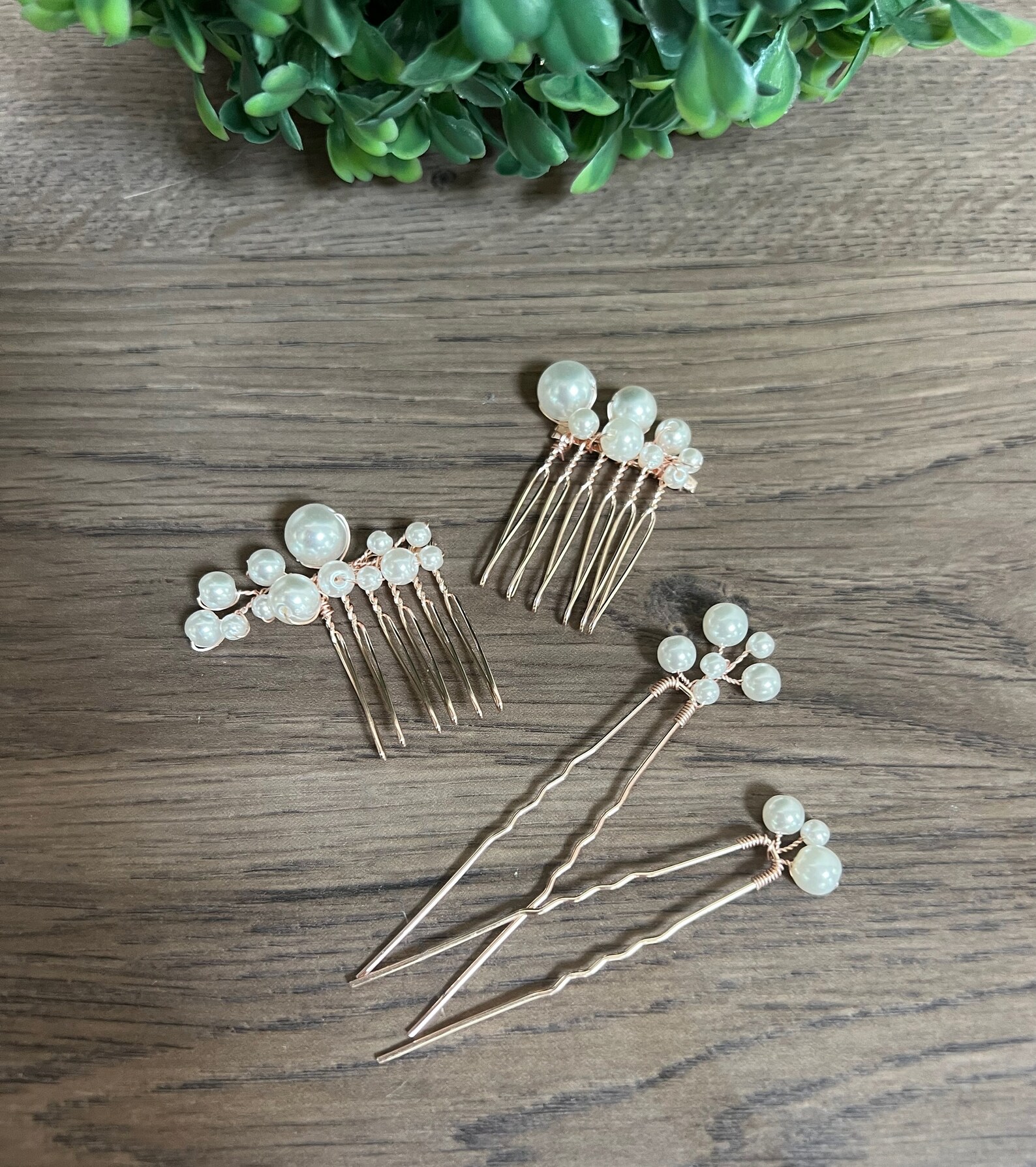 Pearl Hair Accessory Pearl Wedding Hair Accessory Pearl Bridal - Etsy