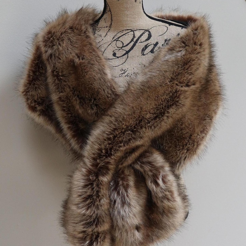 Fur Shawl - Etsy