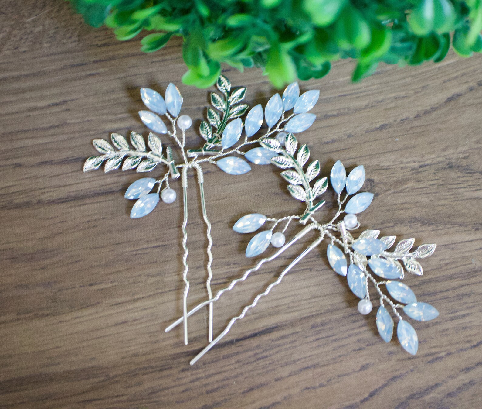 Bridal Hair Pin Something Blue Bridal Hair Pin Bridal Wedding Hair ...