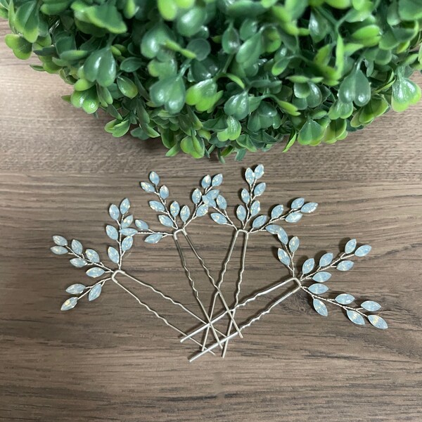 Blue Hair Pins - Etsy