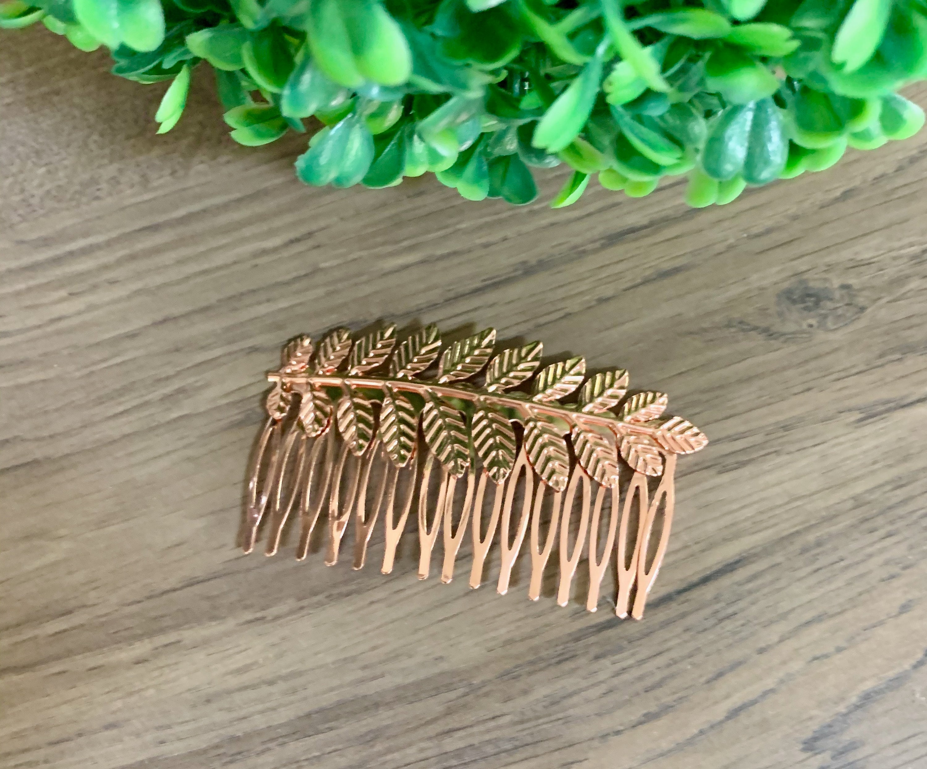 Leaf Hair Comb Bridal Hair Piece Wedding Hair Accessories Leaf Bridal ...