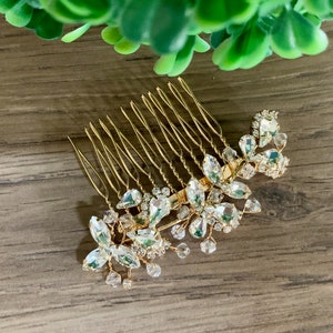 Crystal Bridal Hair Comb Crystal Bridal Hair Accessories Silver Wedding ...