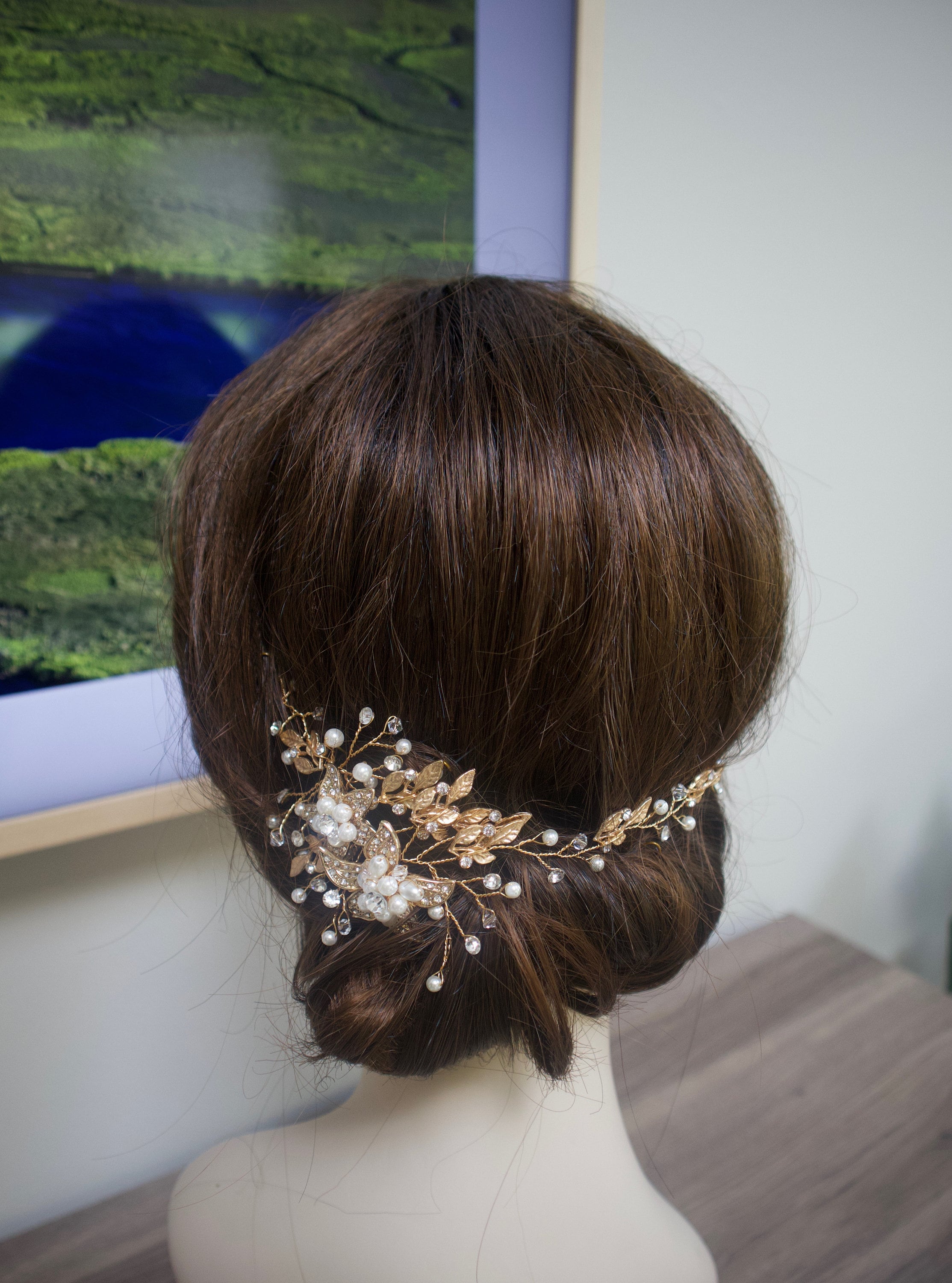 Bridal hair piece Wedding hair piece Bridal hair comb Wedding | Etsy
