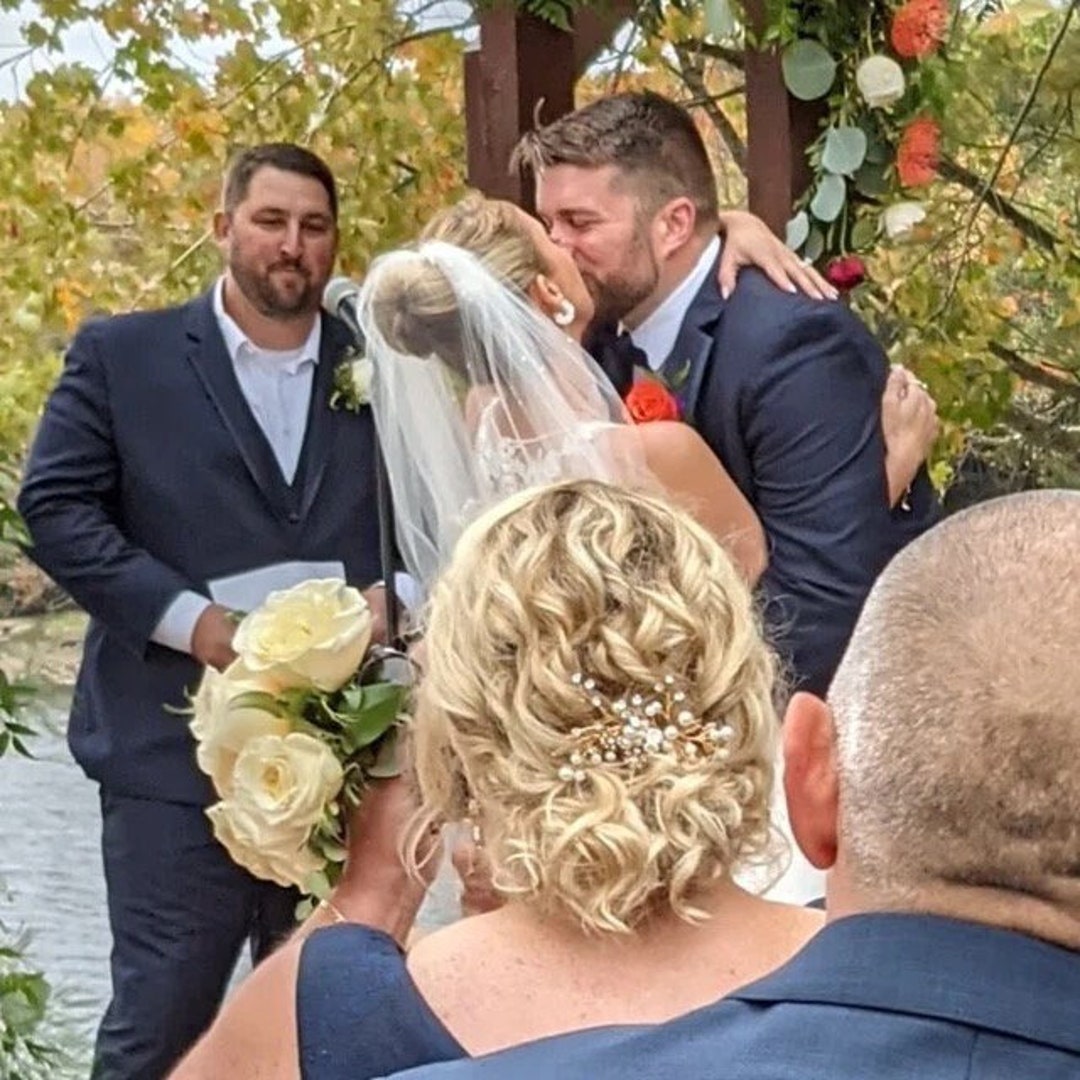 Crystal Bridal Hair Comb Pearl Wedding Hair Mother of the Bride Gift ...