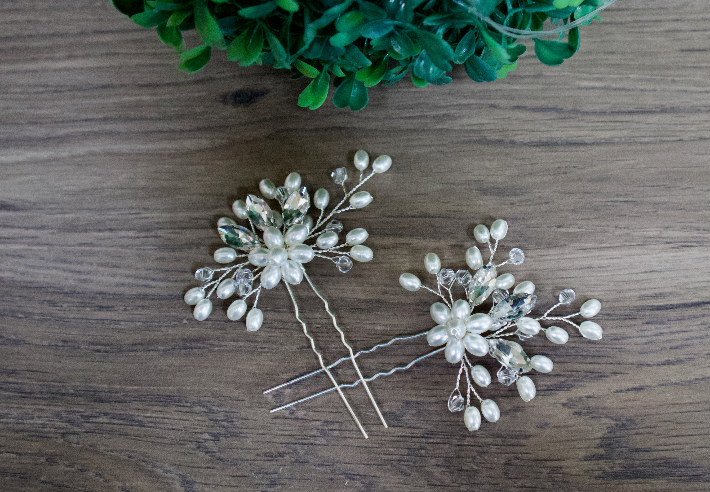 Bridal hair piece Bridal hair pin Wedding hair piece Bridal | Etsy