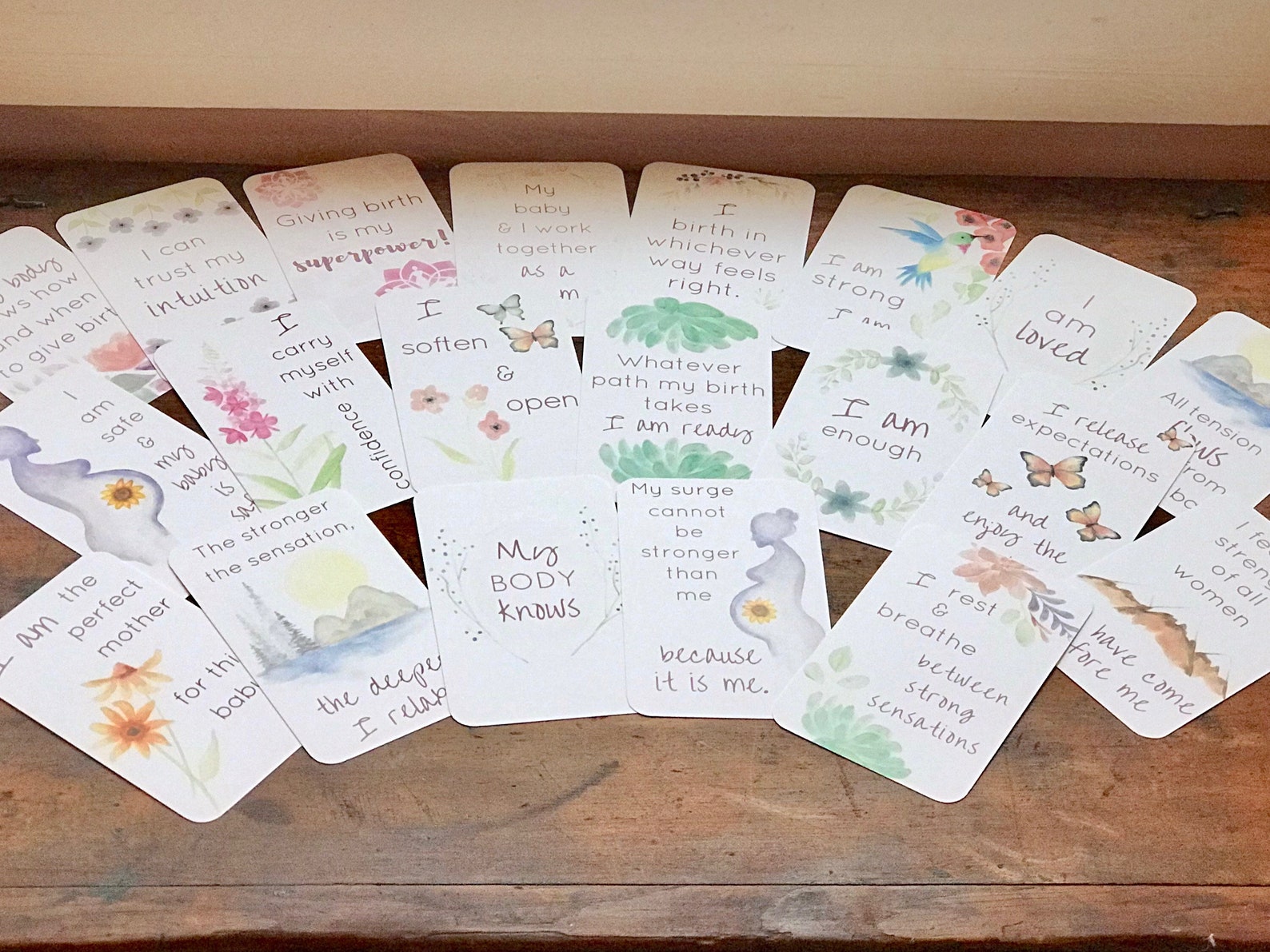 Sweet Birth Affirmation Gift Set - Etsy