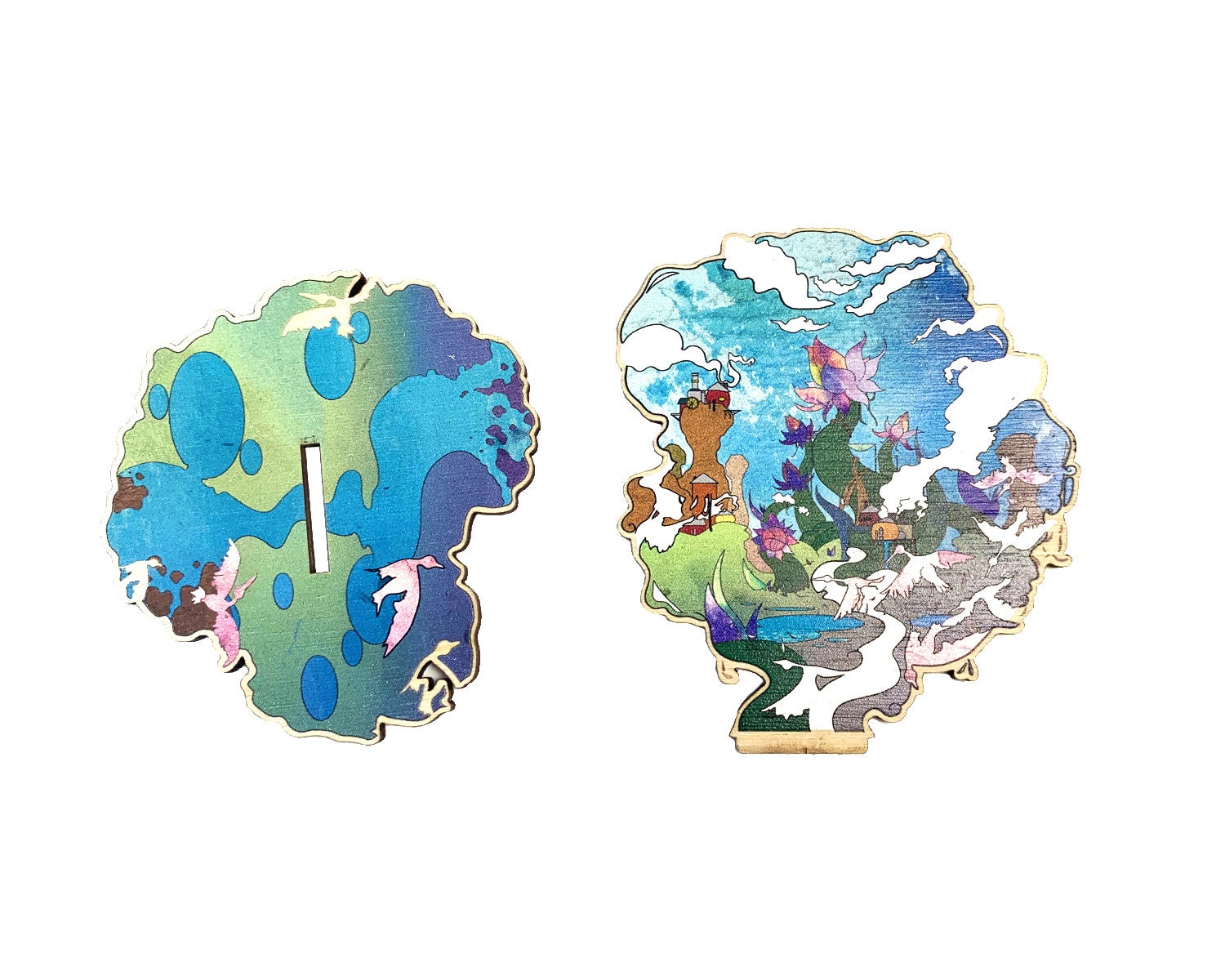 Persephone Wooden Standee Fantasy Artwork Fantasy Decor | Etsy