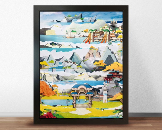 Genshin Liyue Shadowbox Art - Etsy