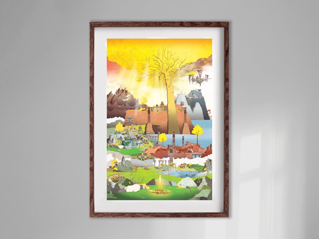 The Lands Between Print - Etsy