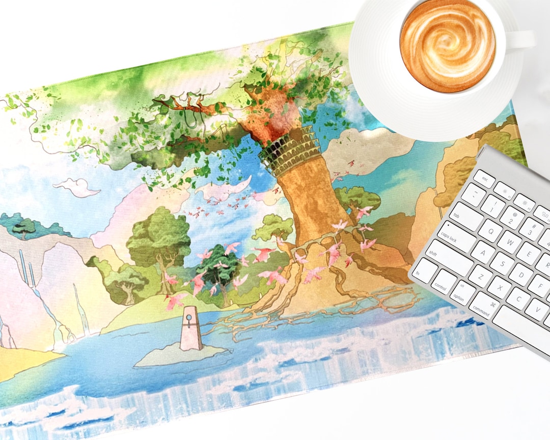 Yggdrasil Desk Mat - Gaming Playmat - Game Mat - Gameroom Decor - Video ...