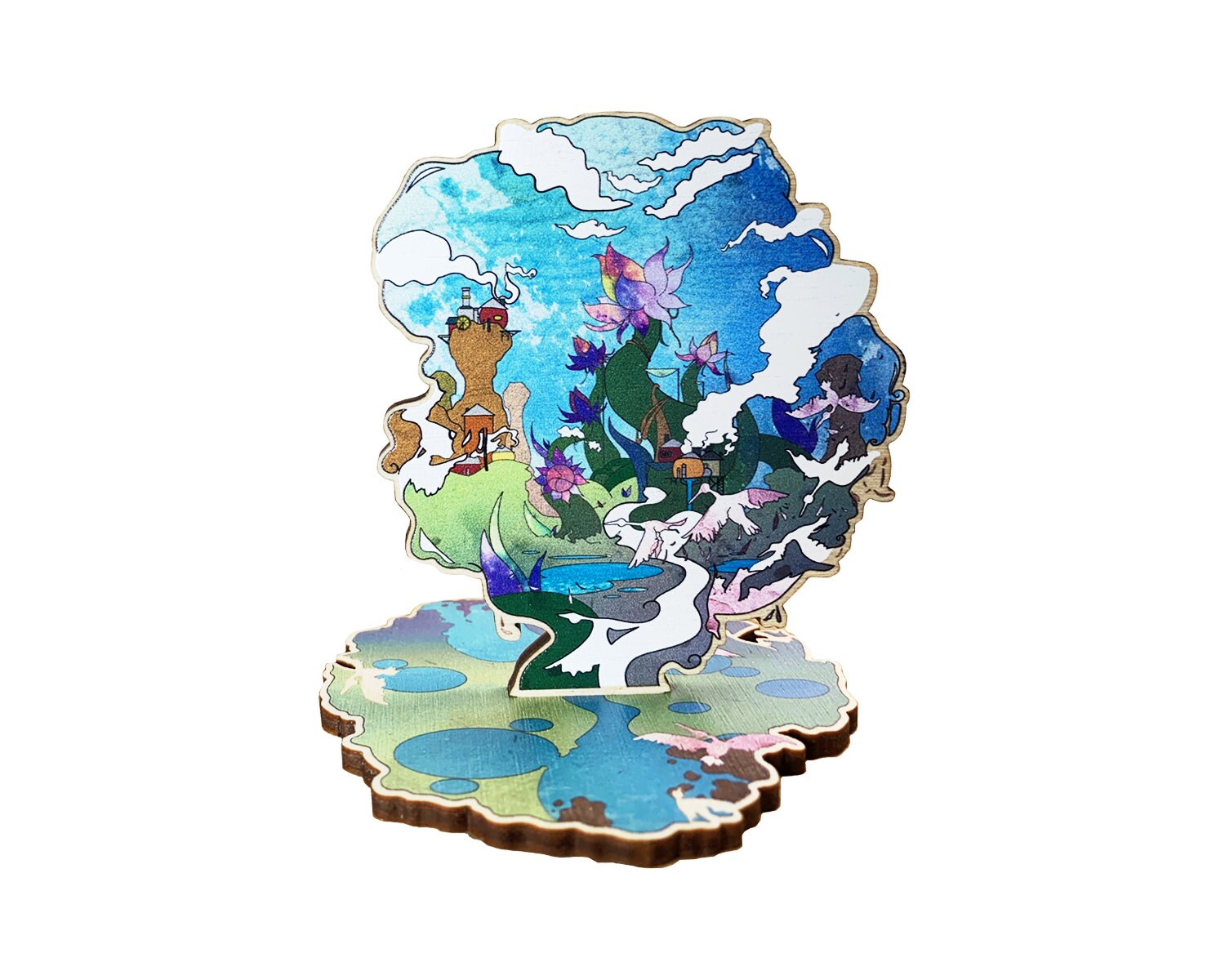 Persephone Wooden Standee Fantasy Artwork Fantasy Decor | Etsy