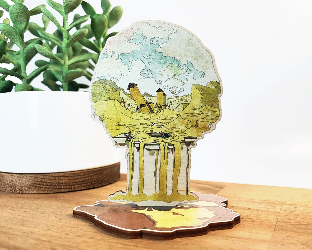 Solemn Sands Wooden Standee Fantasy Artwork Fantasy Decor Desk ...