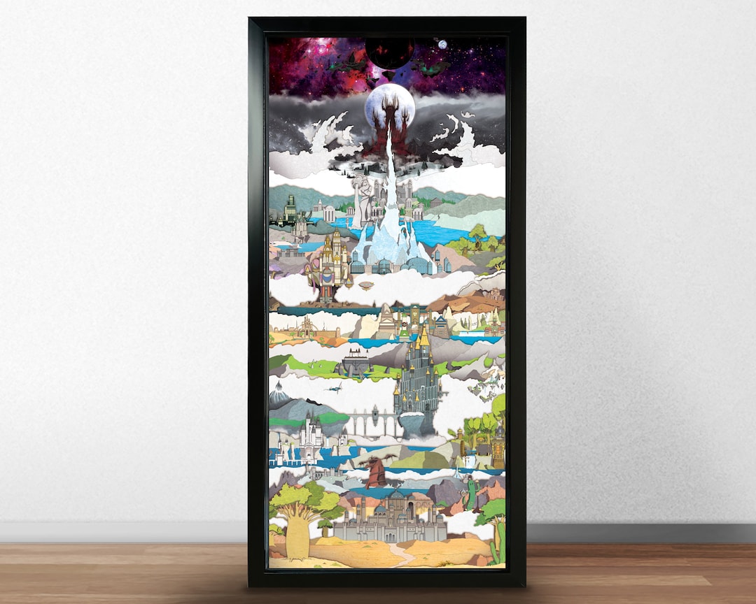 Art FFXIV Shadowbox World of Hydaelyn Art décoration Final Fantasy 14 ...