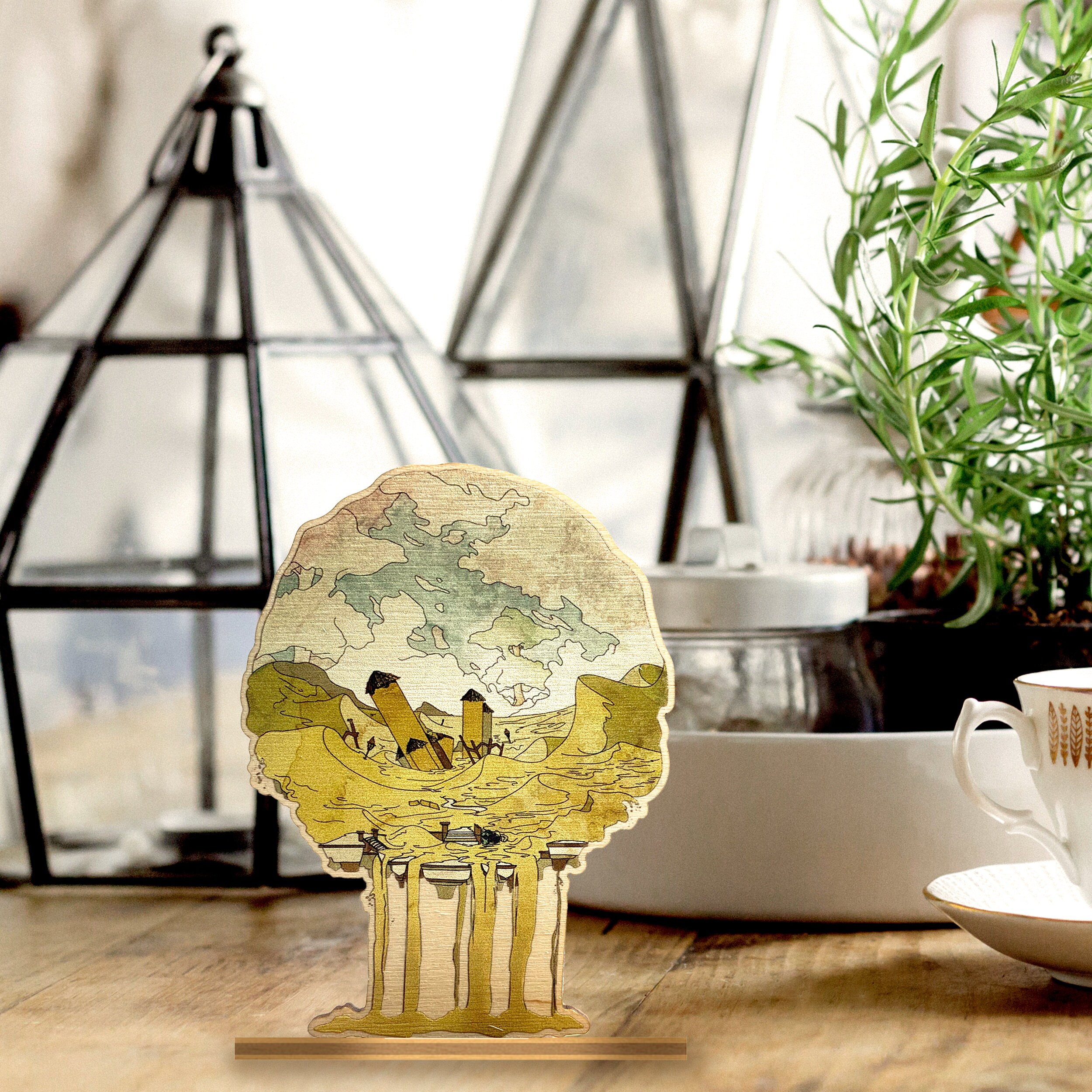 Solemn Sands Wooden Standee Fantasy Artwork Fantasy - Etsy